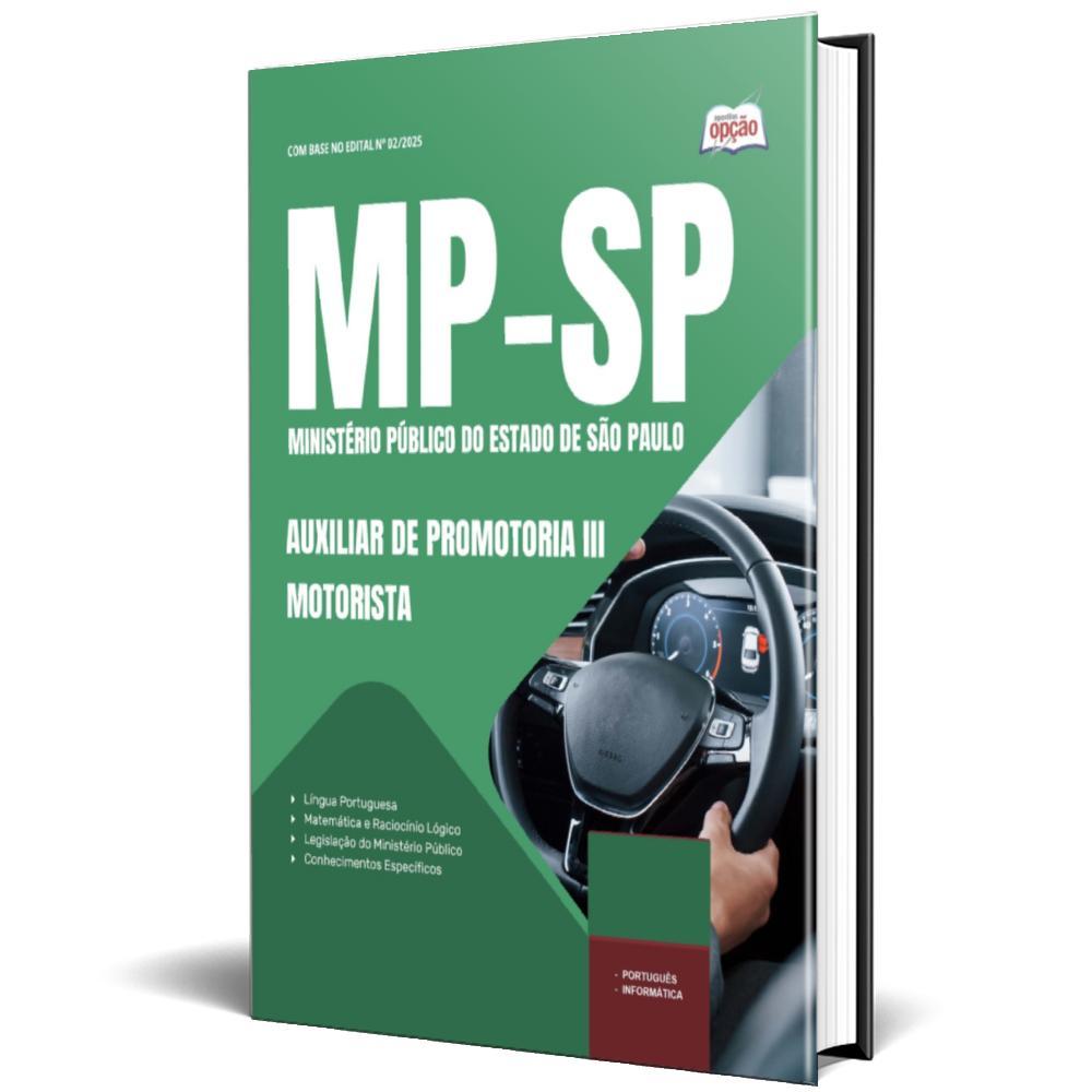 Apostila Mp Sp 2025 - Auxiliar… | Shopping do Inter