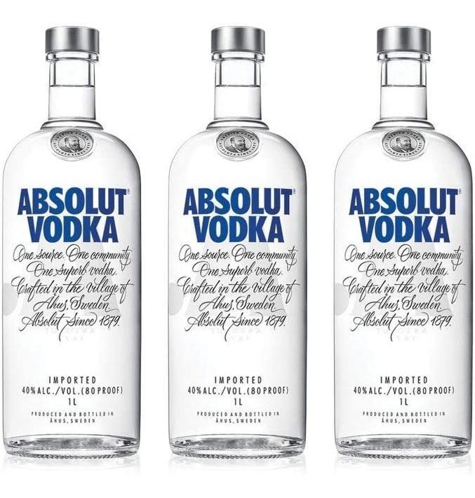 Vodka Absolut Original 1L Kit … | Shopping do Inter