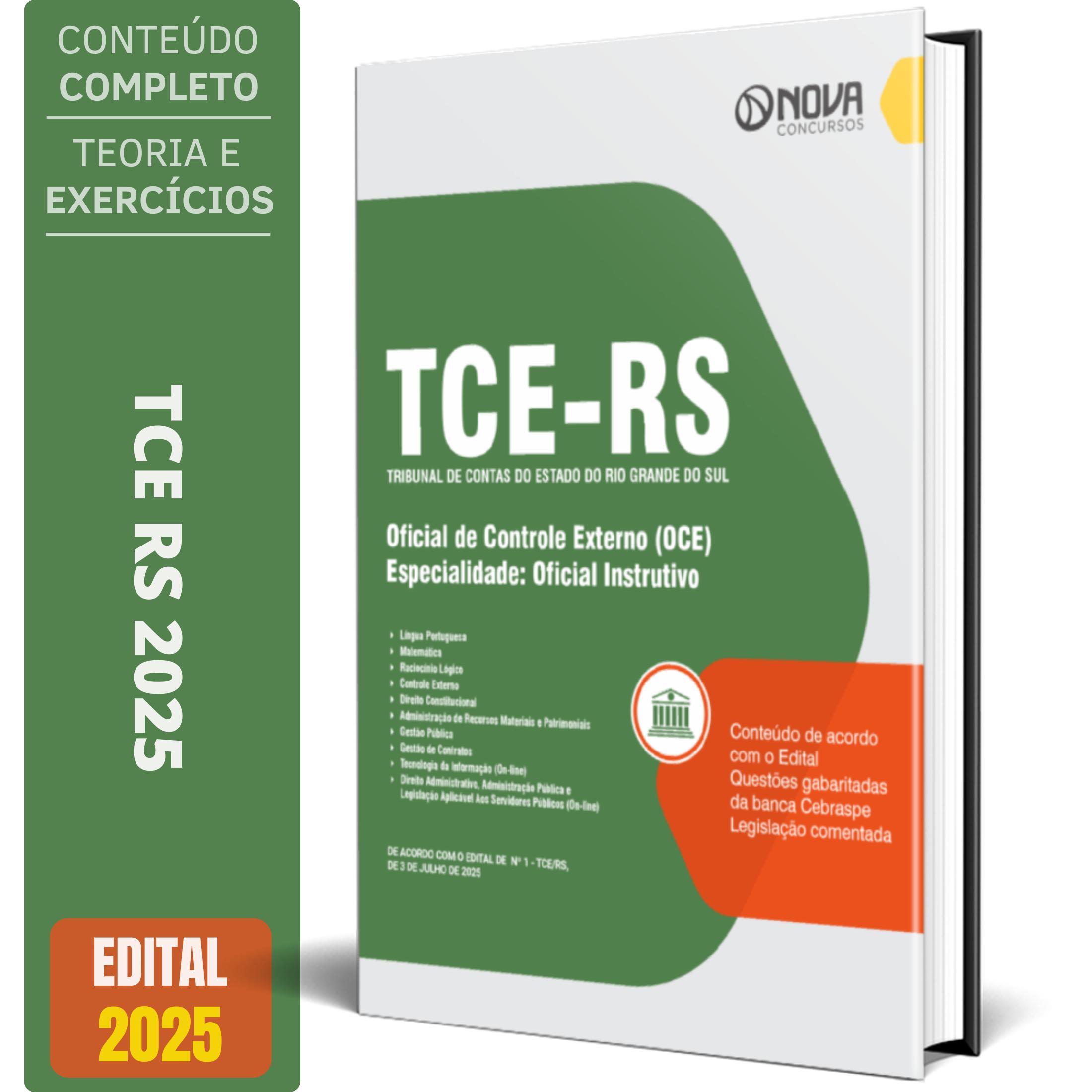 Apostila Tce Rs 2025 Oficial C… | Shopping do Inter