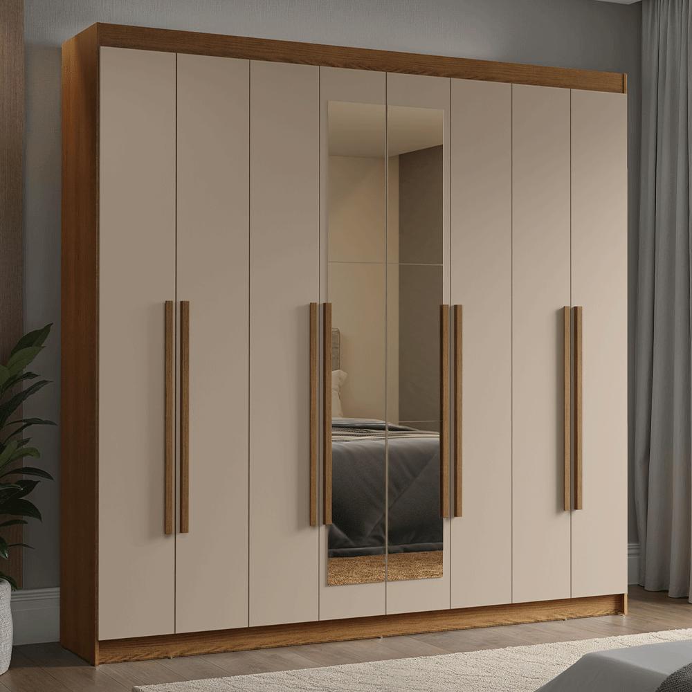Guarda-Roupa Casal 8 Portas Ba… | Shopping do Inter