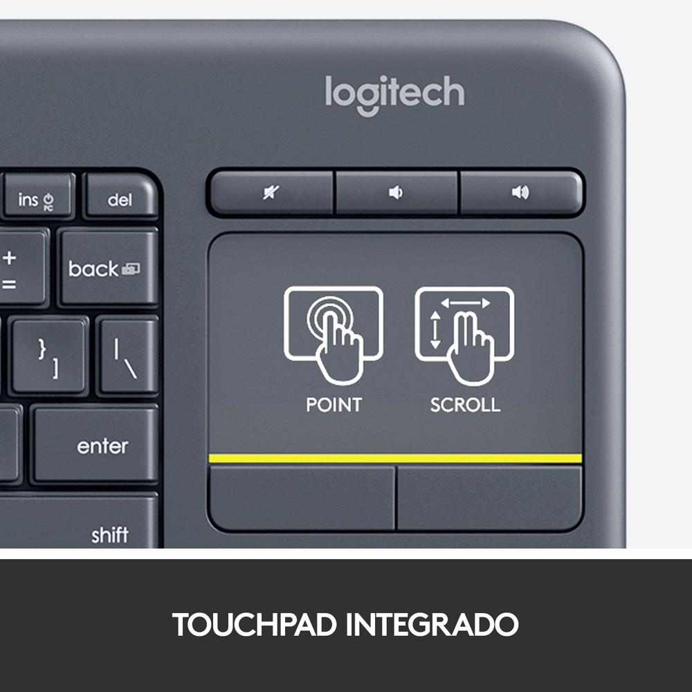 Teclado sem fio Logitech K400 … | Shopping do Inter