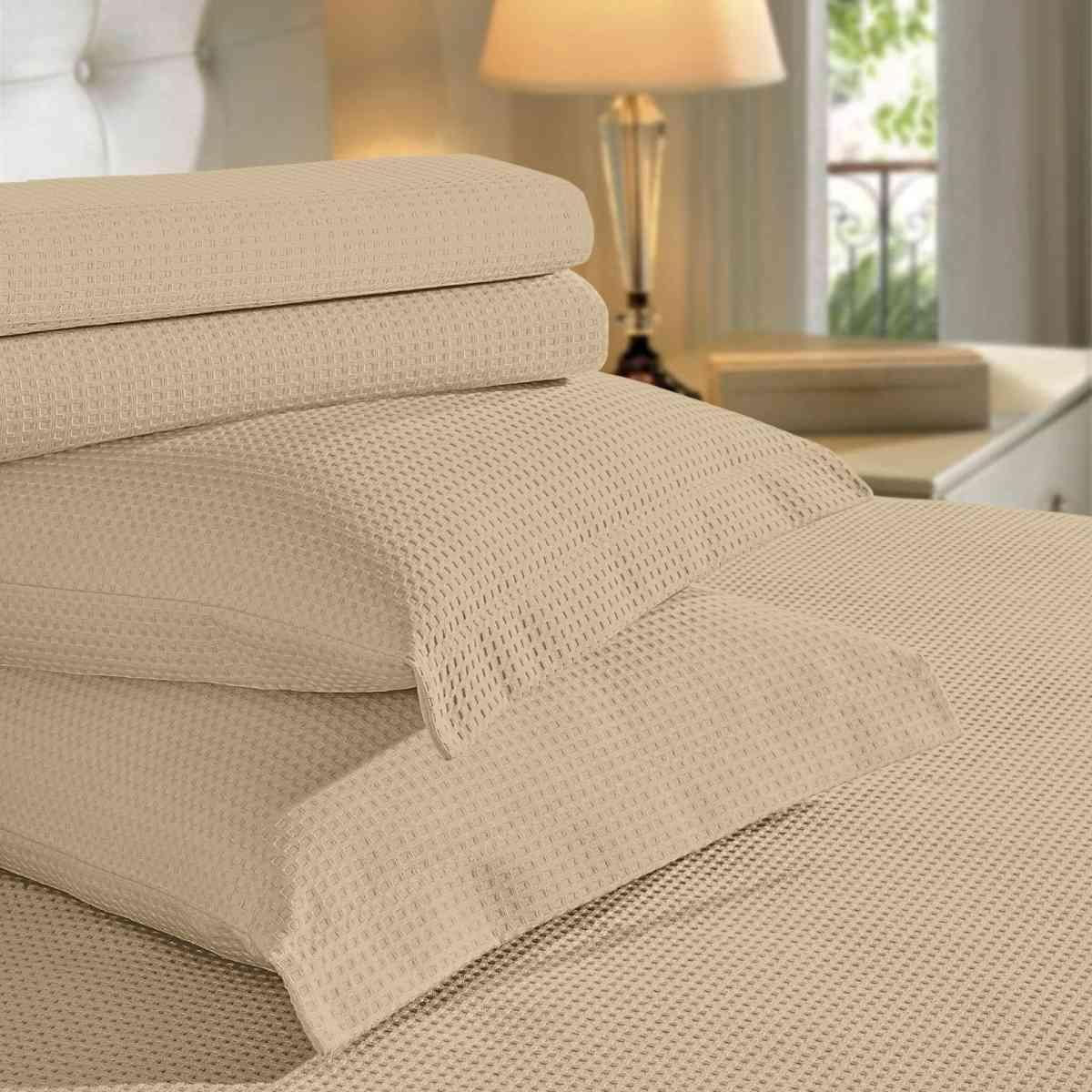 Colcha Piquet Favo Queen Teka … | Shopping do Inter