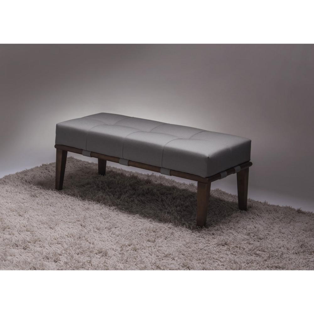 Puff Livia 100cm Pés Imbuia So… | Shopping do Inter