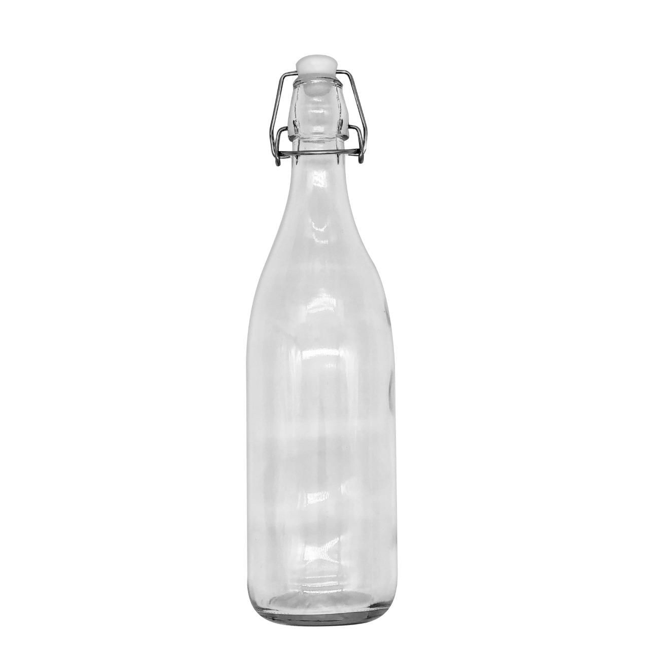 15 Garrafas De Vidro 1L Redond… | Shopping do Inter