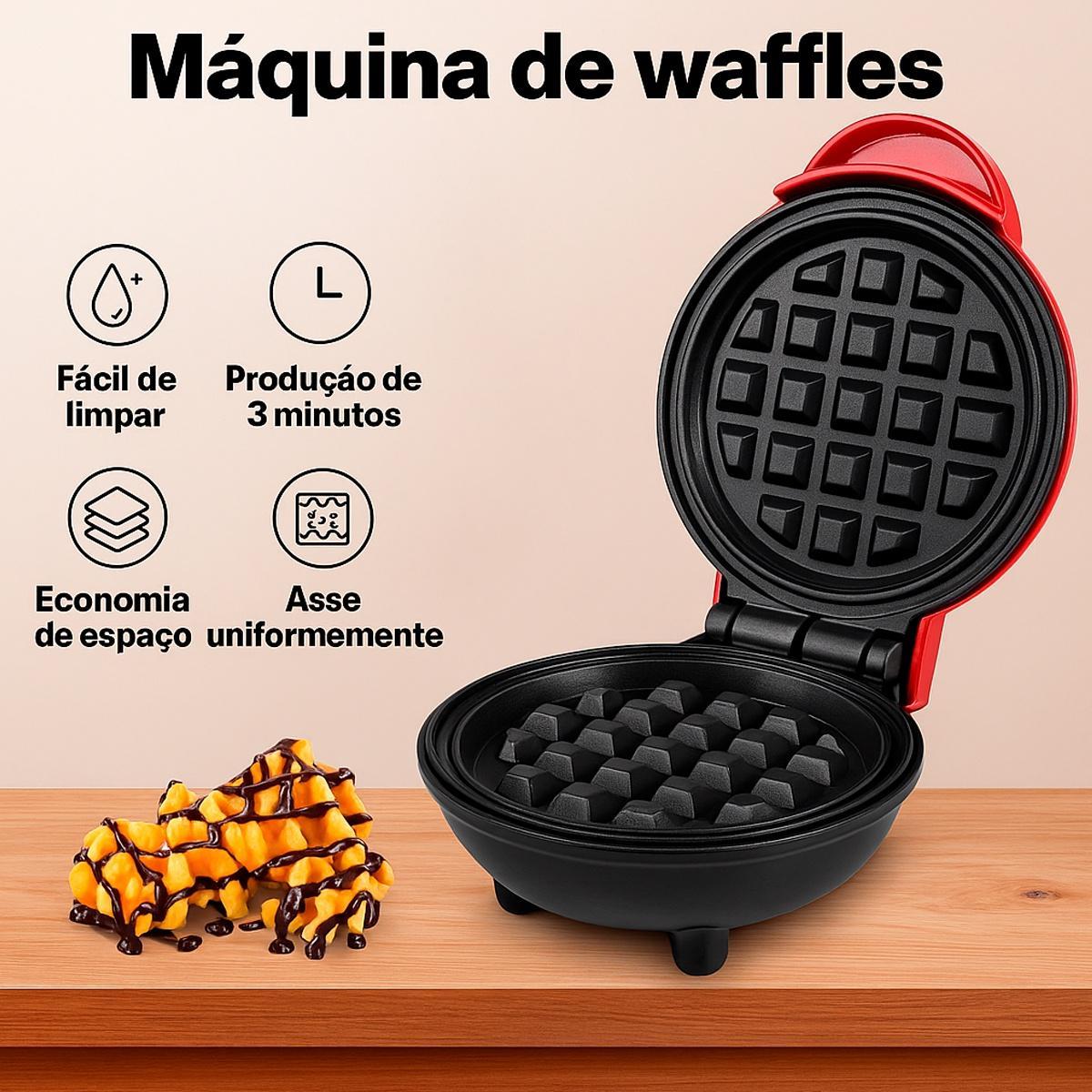 Mini Waffle Elétrica Portátil … | Shopping do Inter
