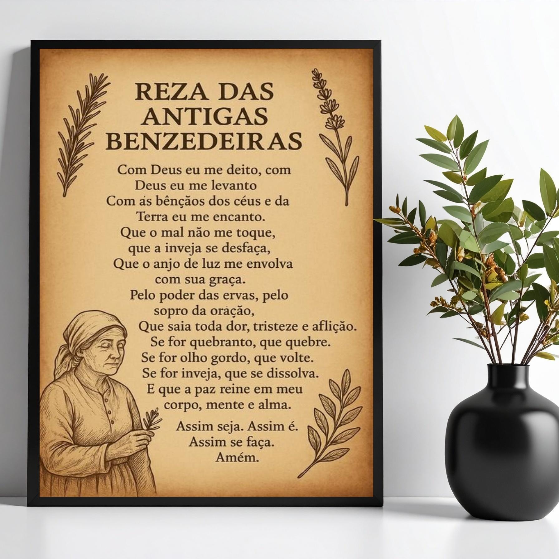 Quadro Reza Das Antigas Benzed… | Shopping do Inter