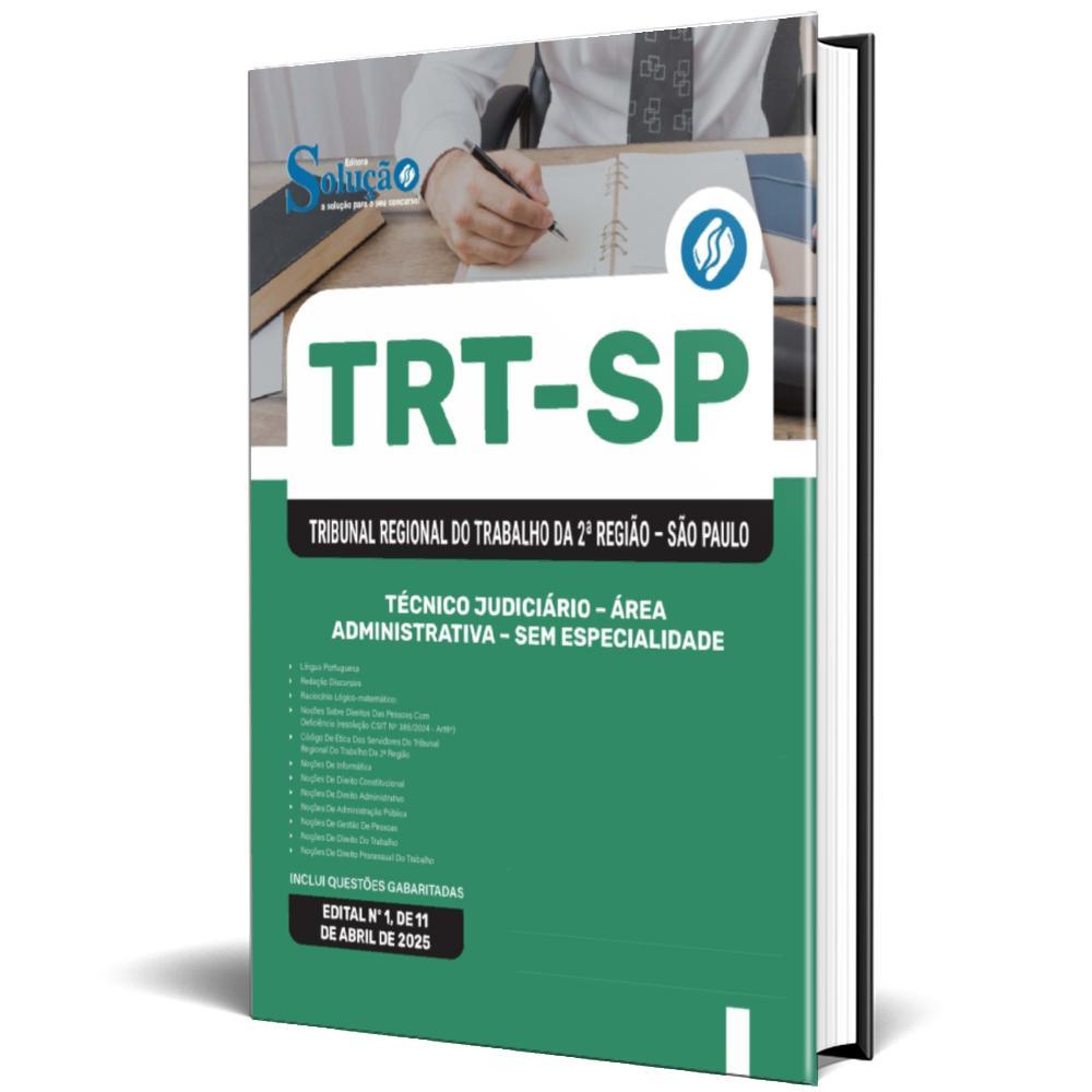 Apostila Trt Sp 2025 Técnico J… | Shopping do Inter