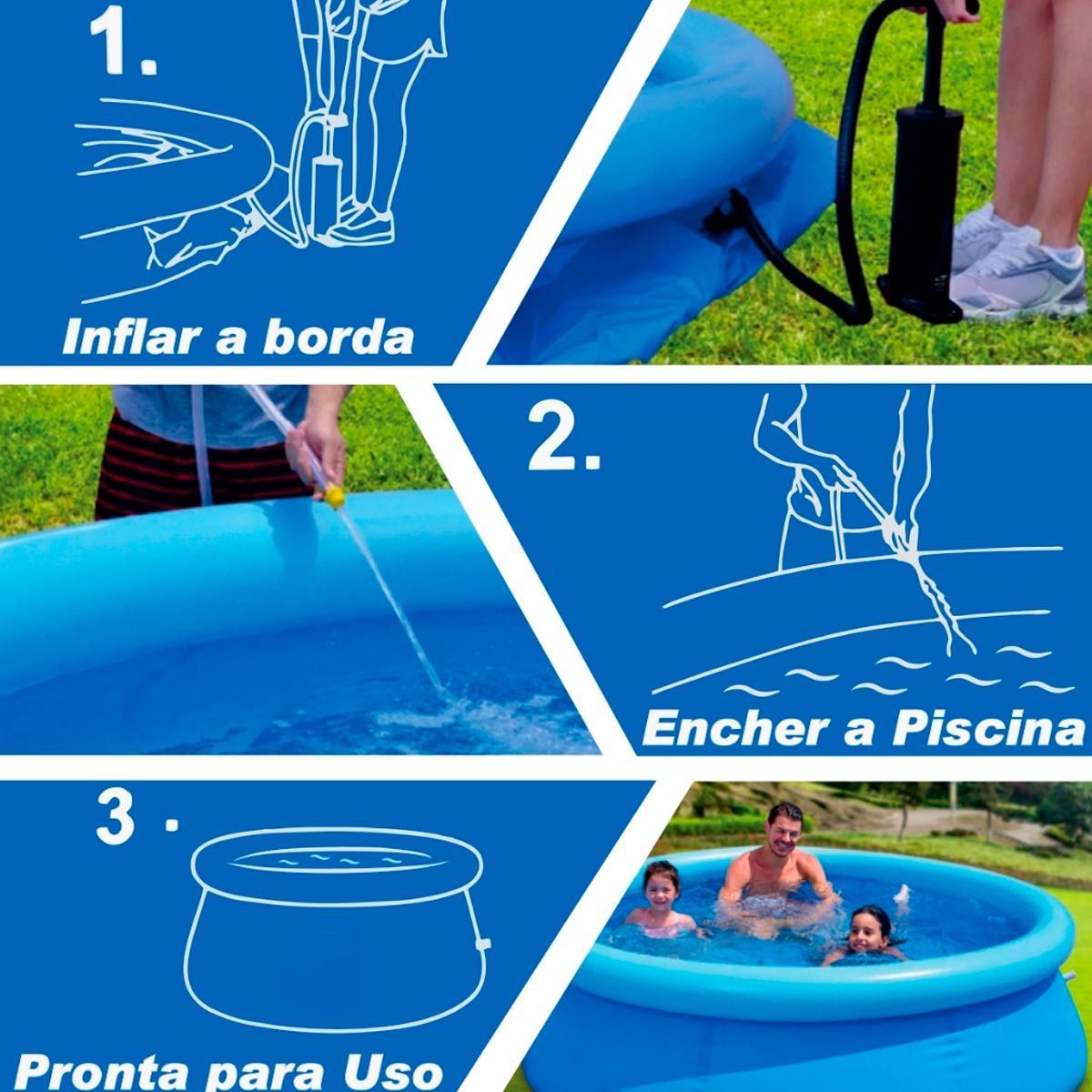 Piscina 1000L Estrutural Azul … | Shopping do Inter