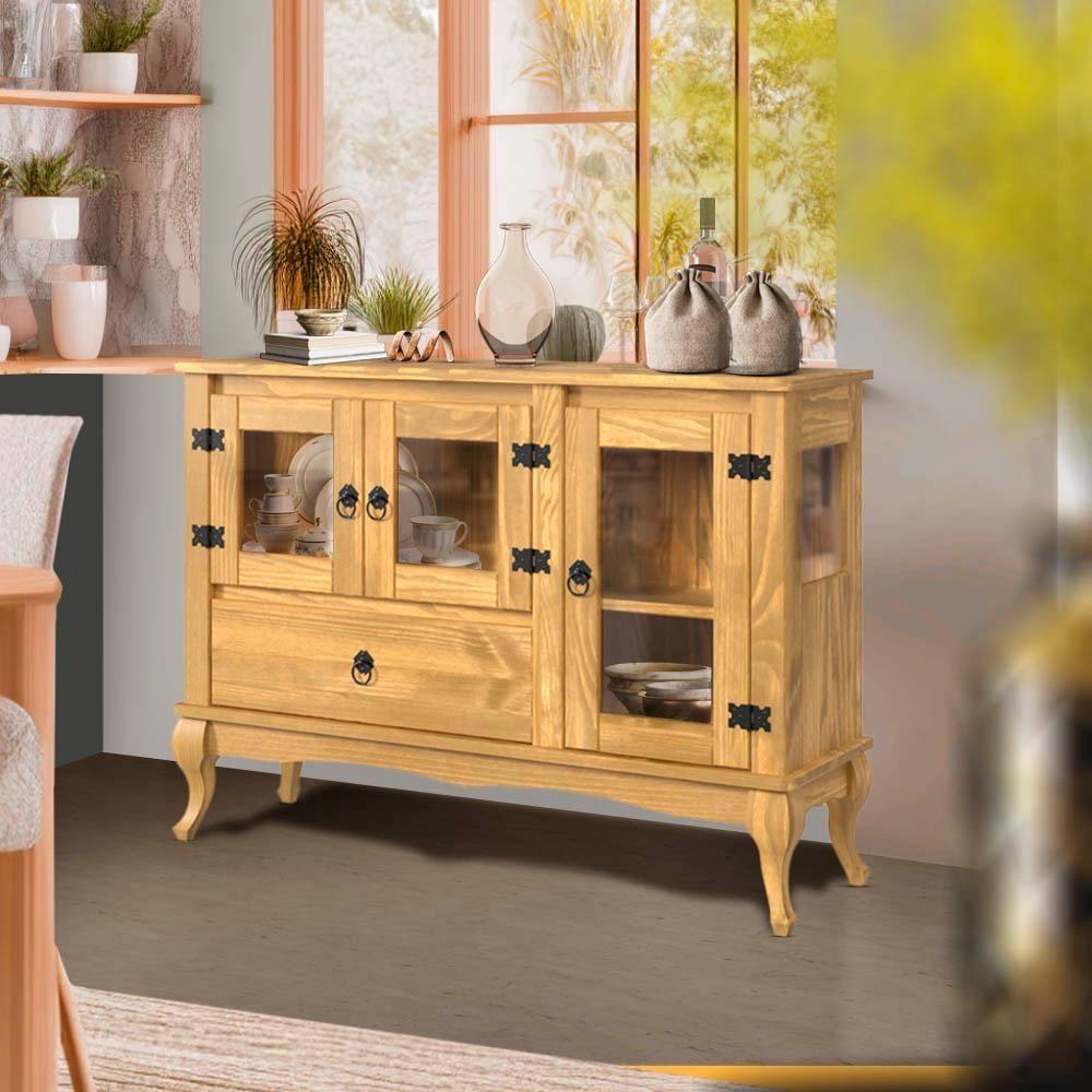 Balcão Rústico Madeira Maciça … | Shopping do Inter