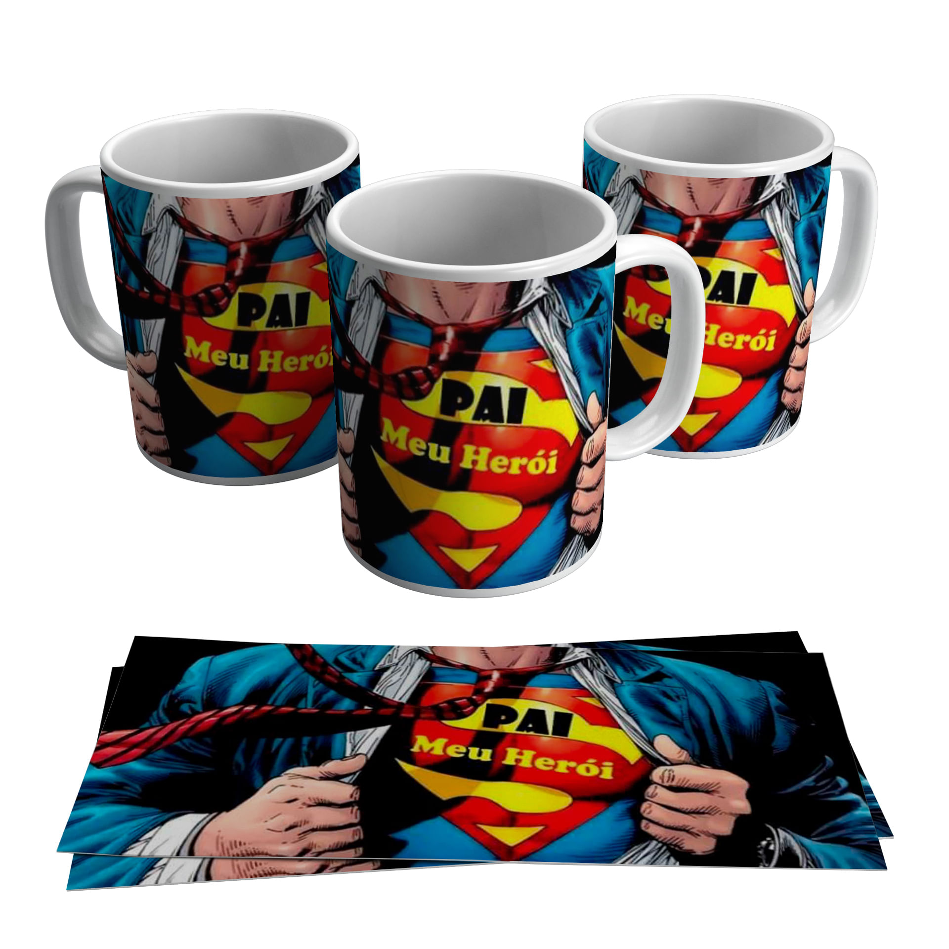 Caneca Pai Meu Herói Dia Dos P… | Shopping do Inter