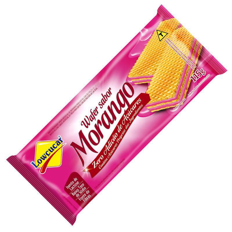 Wafer Zero Açúcar Morango - Lo… | Shopping do Inter