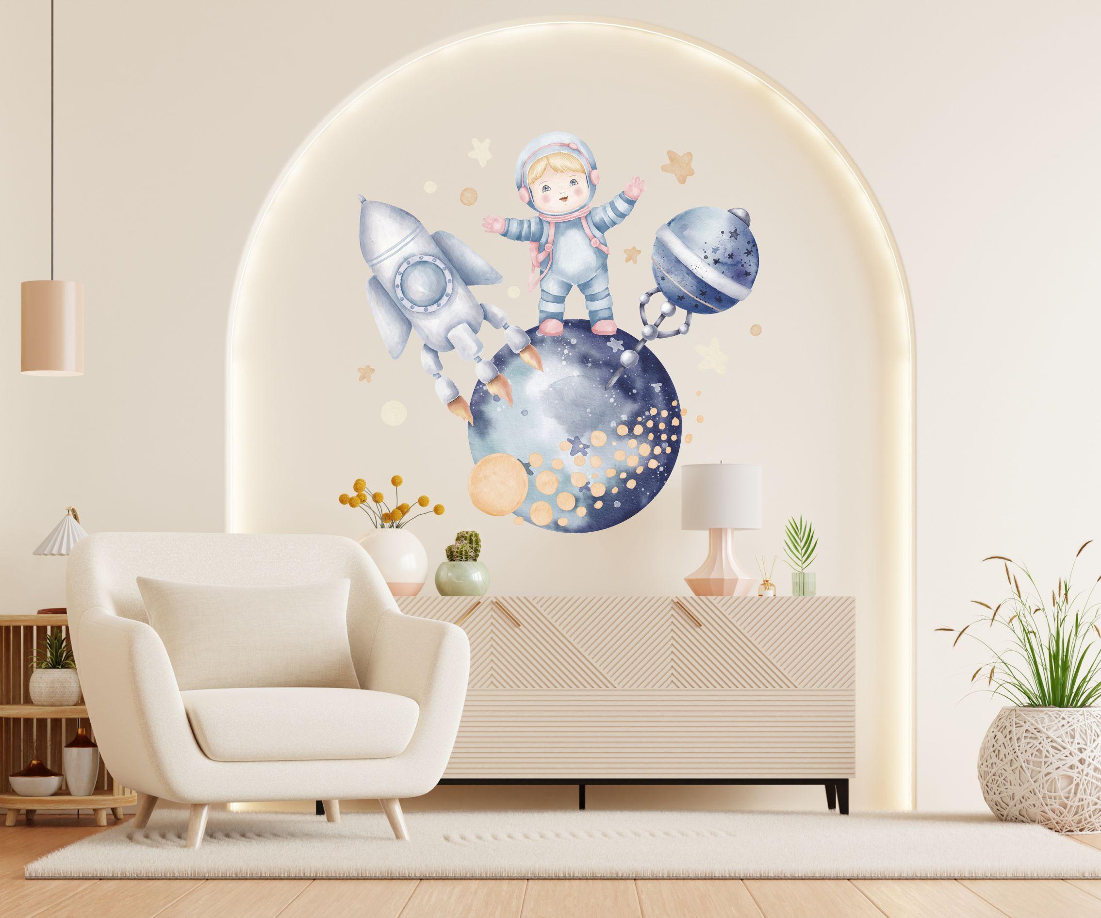 Adesivo Parede Astronauta Fogu… | Shopping do Inter