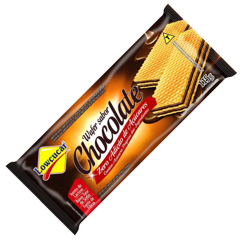 Wafer Zero Açucar Chocolate -L… | Shopping do Inter